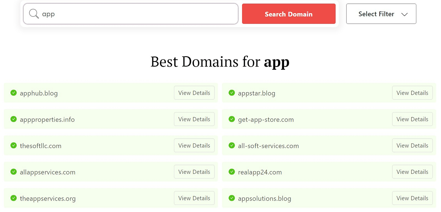 Free AI App Name Generator - DomainWheel