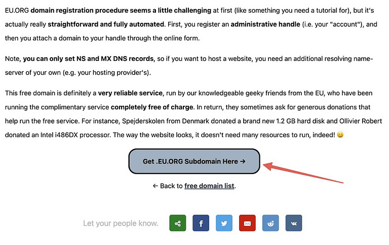 4 Ways to Get a Domain and Subdomain for Free
