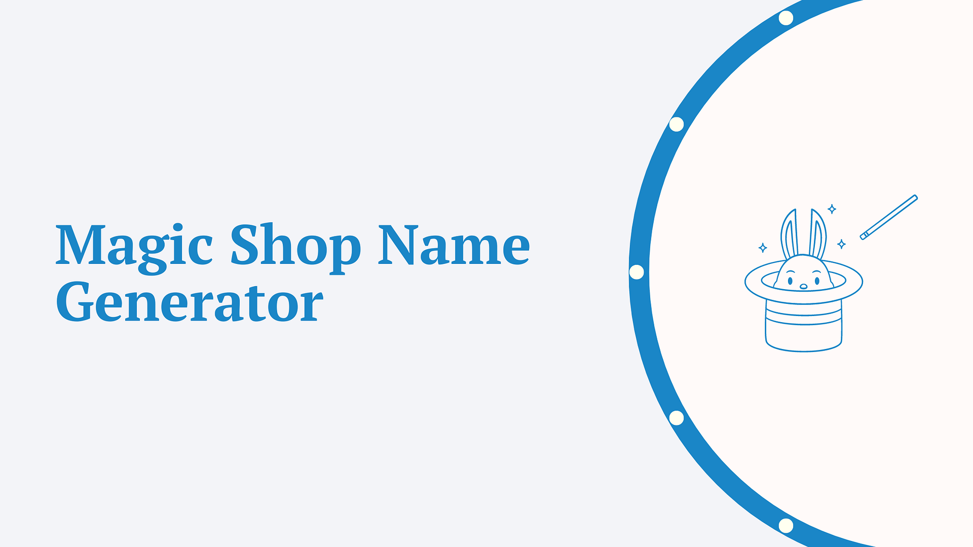 Free AI Magic Shop Name Generator - DomainWheel