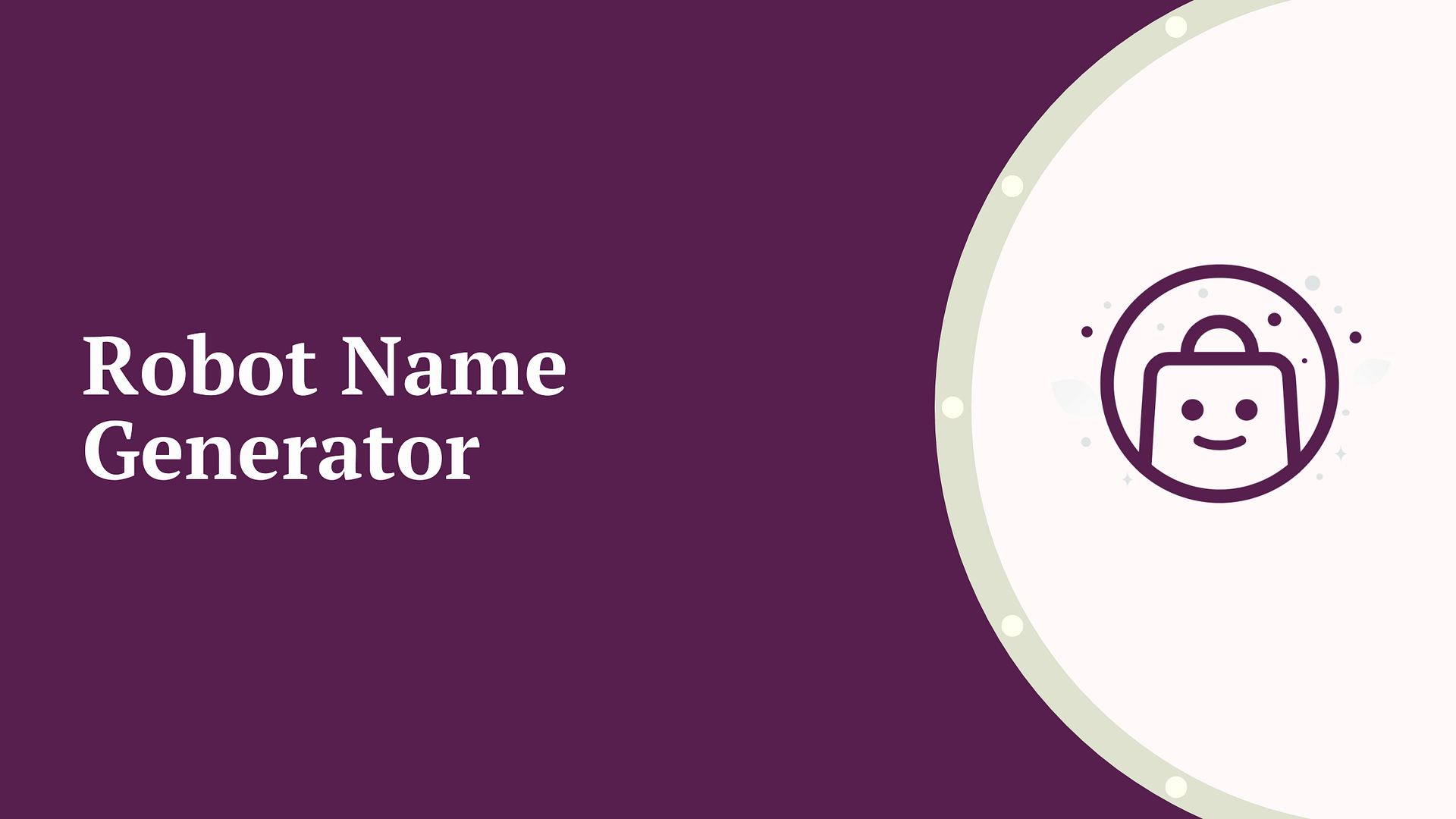 Free AI Robot Name Generator - DomainWheel