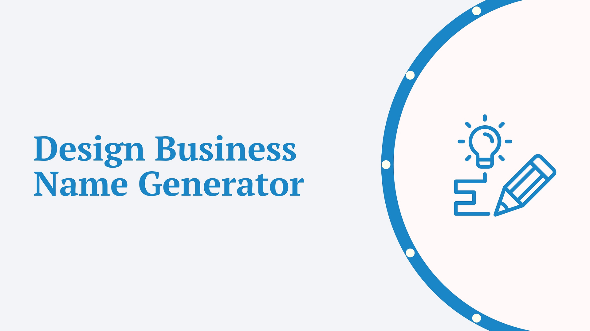 Free AI Design Business Name Generator - DomainWheel