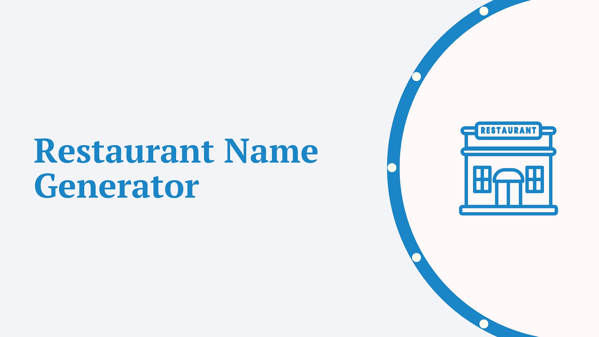 Free AI Restaurant Name Generator - DomainWheel