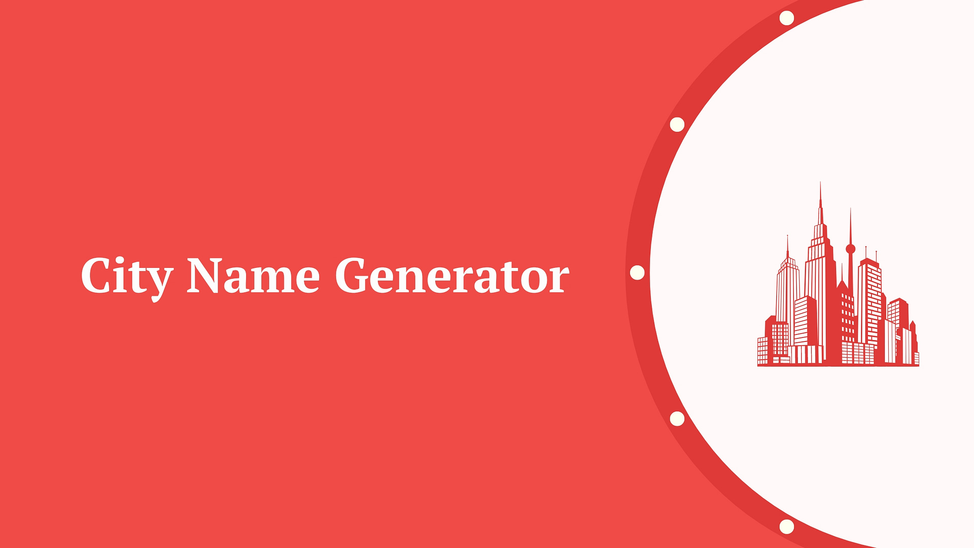 Free AI City Name Generator - DomainWheel