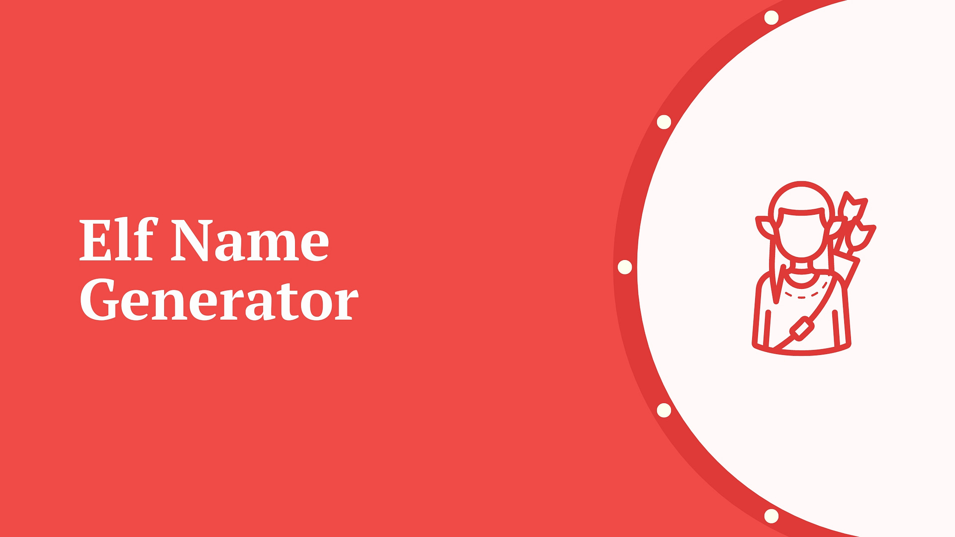 Free AI Elf Name Generator - DomainWheel
