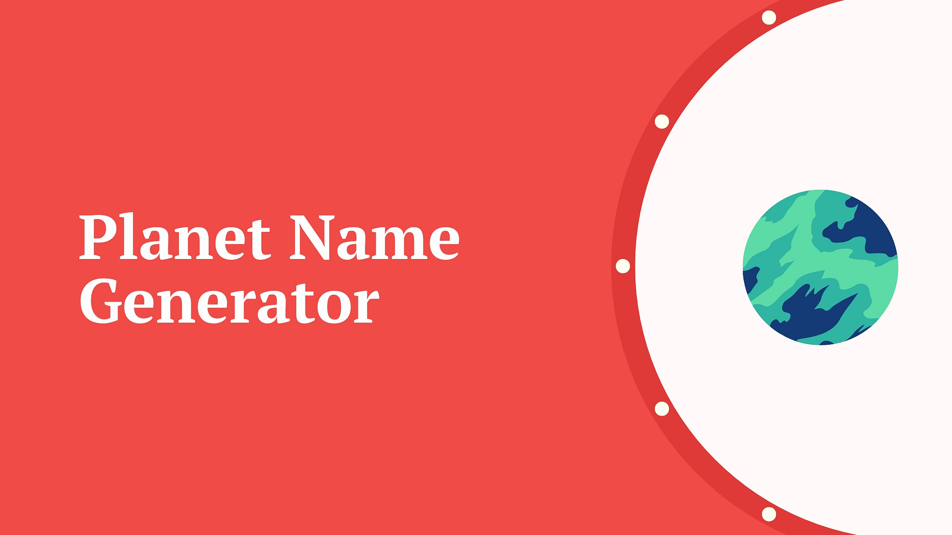 Free AI Planet Name Generator - DomainWheel