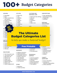 100+ Budget Categories to Help You Start Your Budget