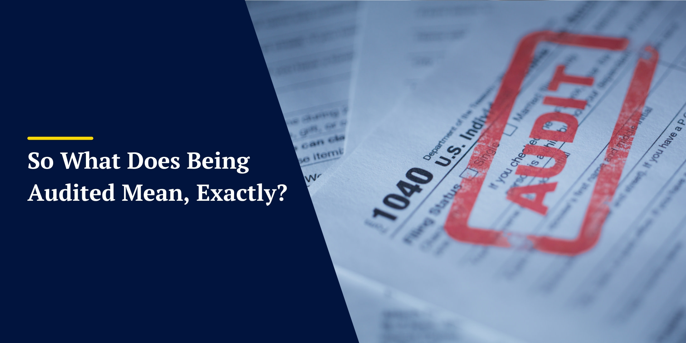 What Does Being Audited Mean?
