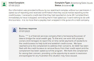 Esusu Rent Review : Rent Reporting and Relief