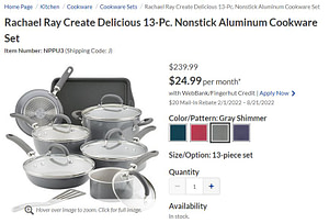 Fingerhut Credit Card Account Review