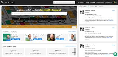 Stock Card Review: Easy and Effective Stock Research