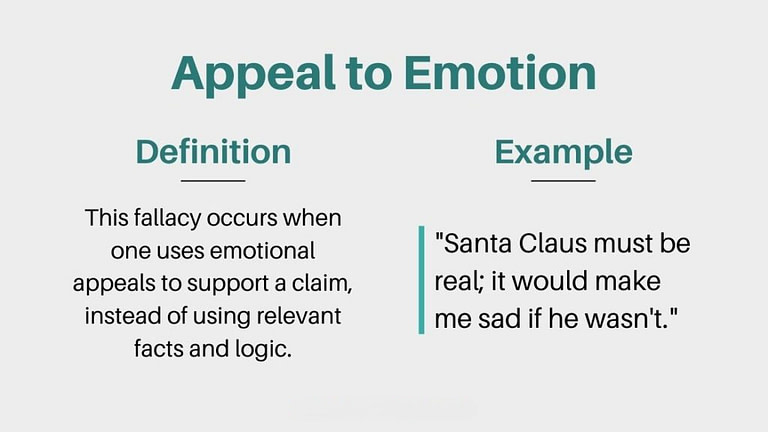 Appeal to Emotion Fallacy: Definition and Examples