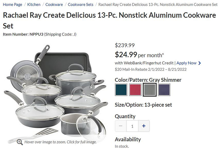 Fingerhut Credit Card Account Review