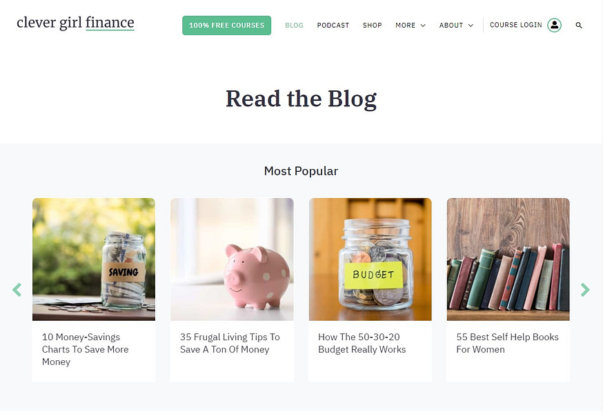 100 Best Finance Blogs and Their Best Content