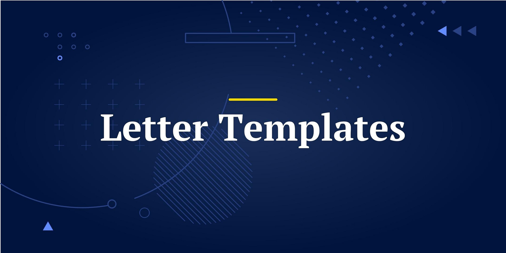 Letter Templates - FinMasters