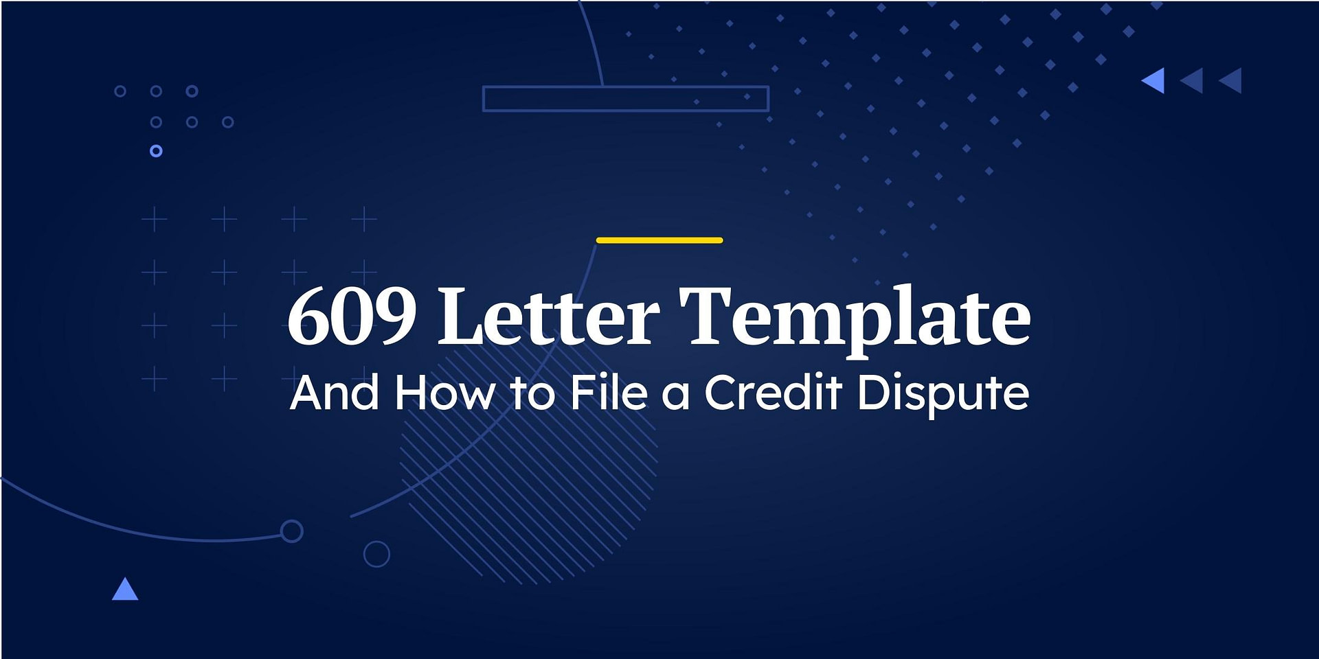 609 Letter Template How To File A Credit Dispute